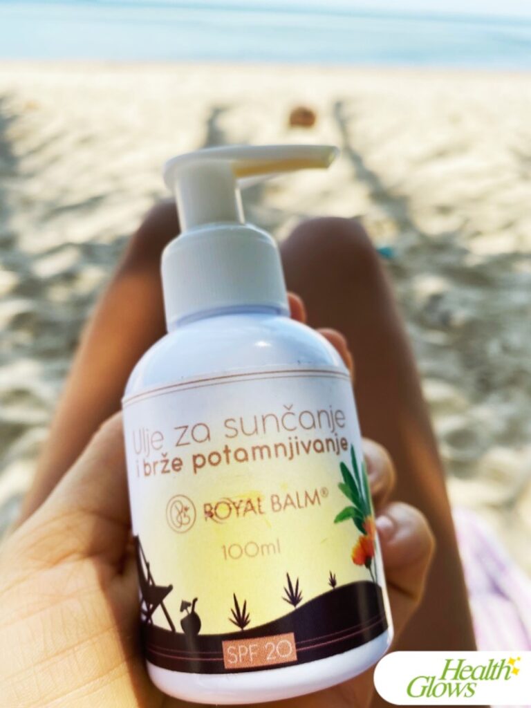 Organic Natural Sunscreen Oil | Sun Tan Safely & Healthily